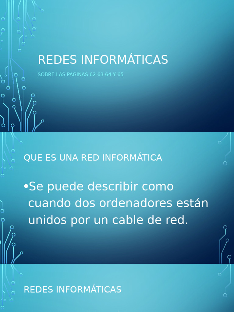 Redes Informaticas | PDF