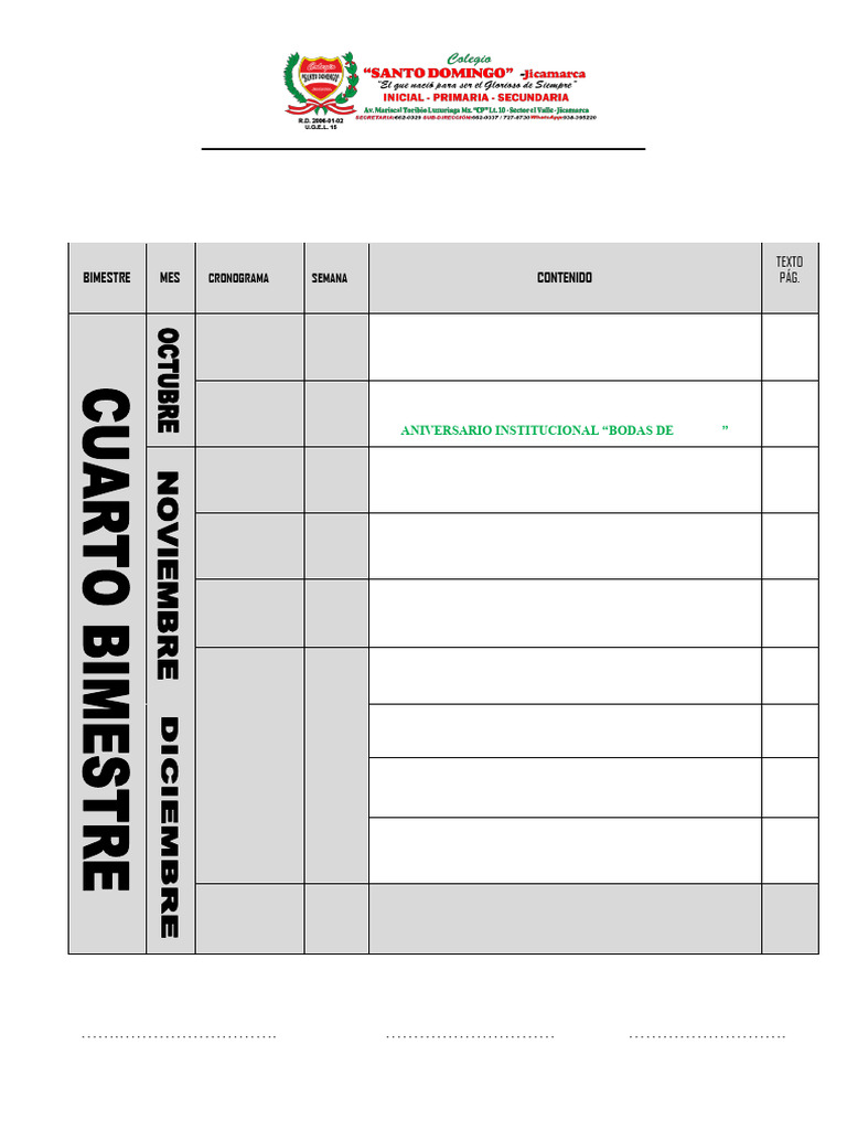 Contenido Tematico 2do Historia | PDF | Etapas educativas