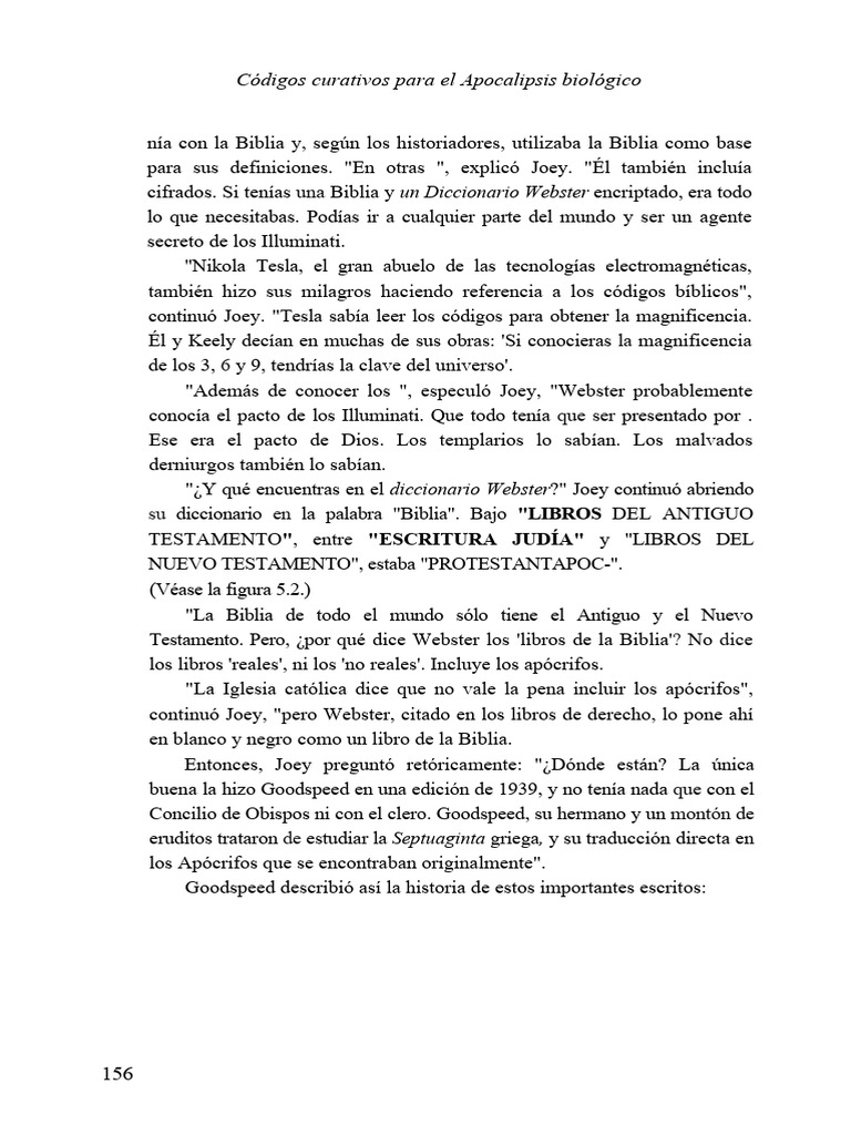 Códigos Bíblicos y Apócrifos Revelados | PDF