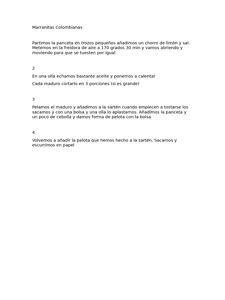 Marranitas Colombianas | PDF