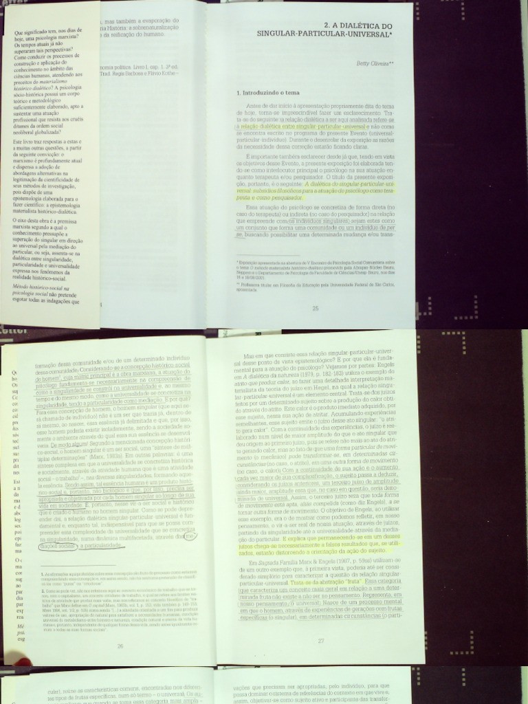 A Dialetica do Singular-Particular-Universal | PDF