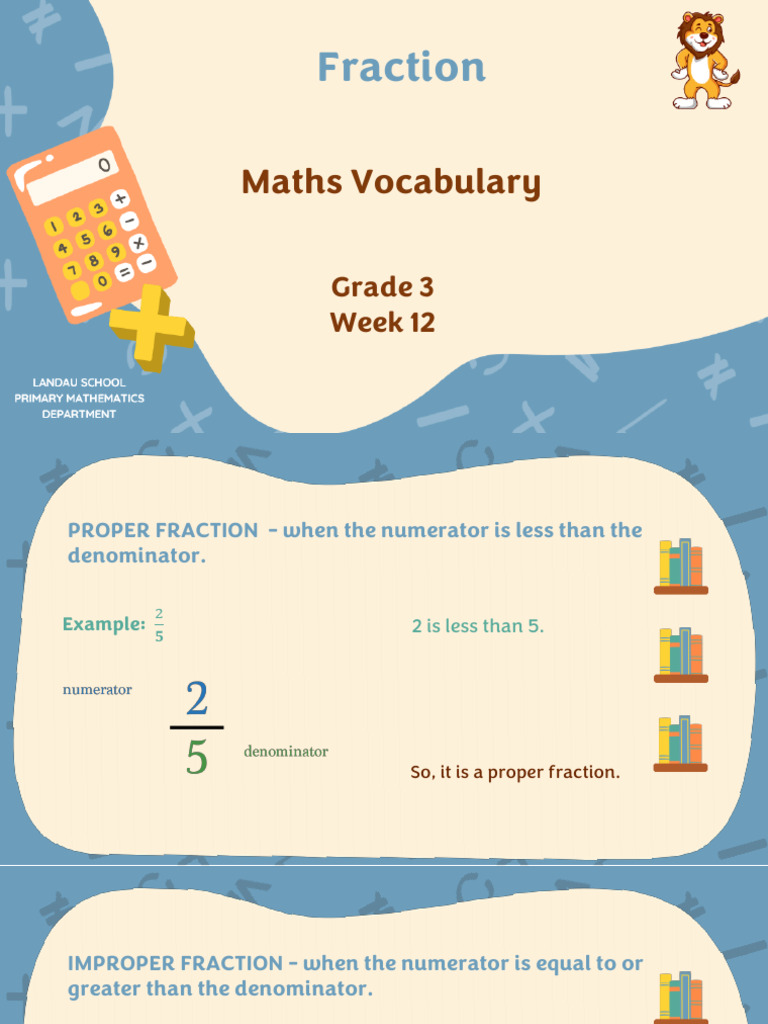 Grade 3 T1W12 Maths Vocabulary 2 | PDF | Mathematics | Algebra