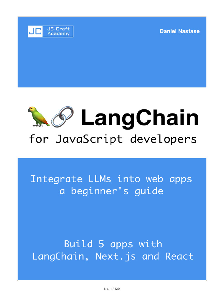 LangChain For JavaScript Developers How To Integrate LLMs Into Javascript Web Apps (Daniel ...