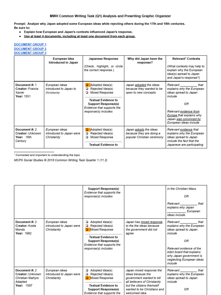 Allison Romanova - MWH CWT Prewriting | PDF