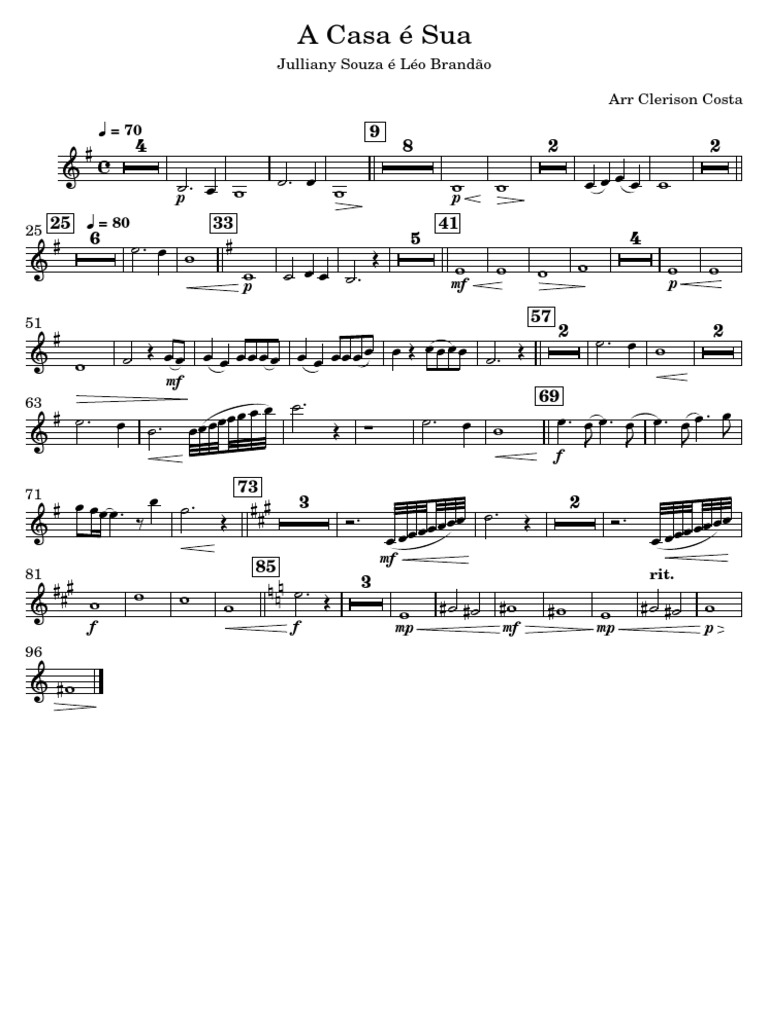 A Casa Sua Casa Worship | PDF