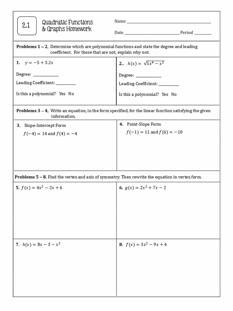 APPC Unit 2.1 (1) Homework | PDF