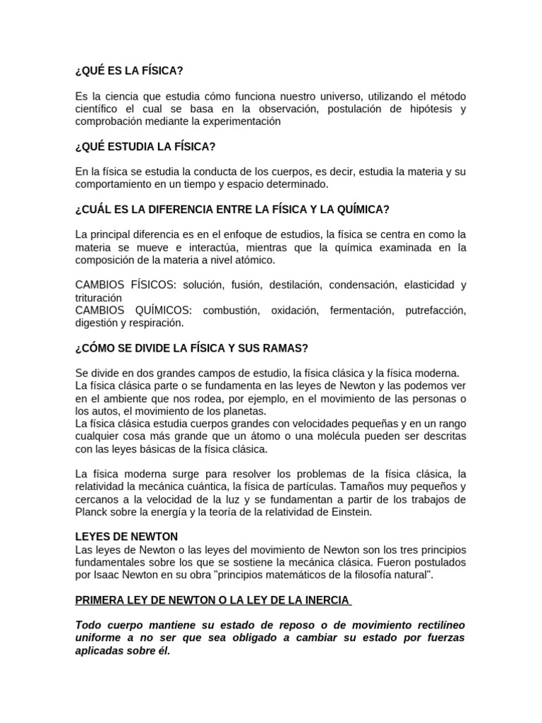 Física 1 | PDF | Física | Fuerza
