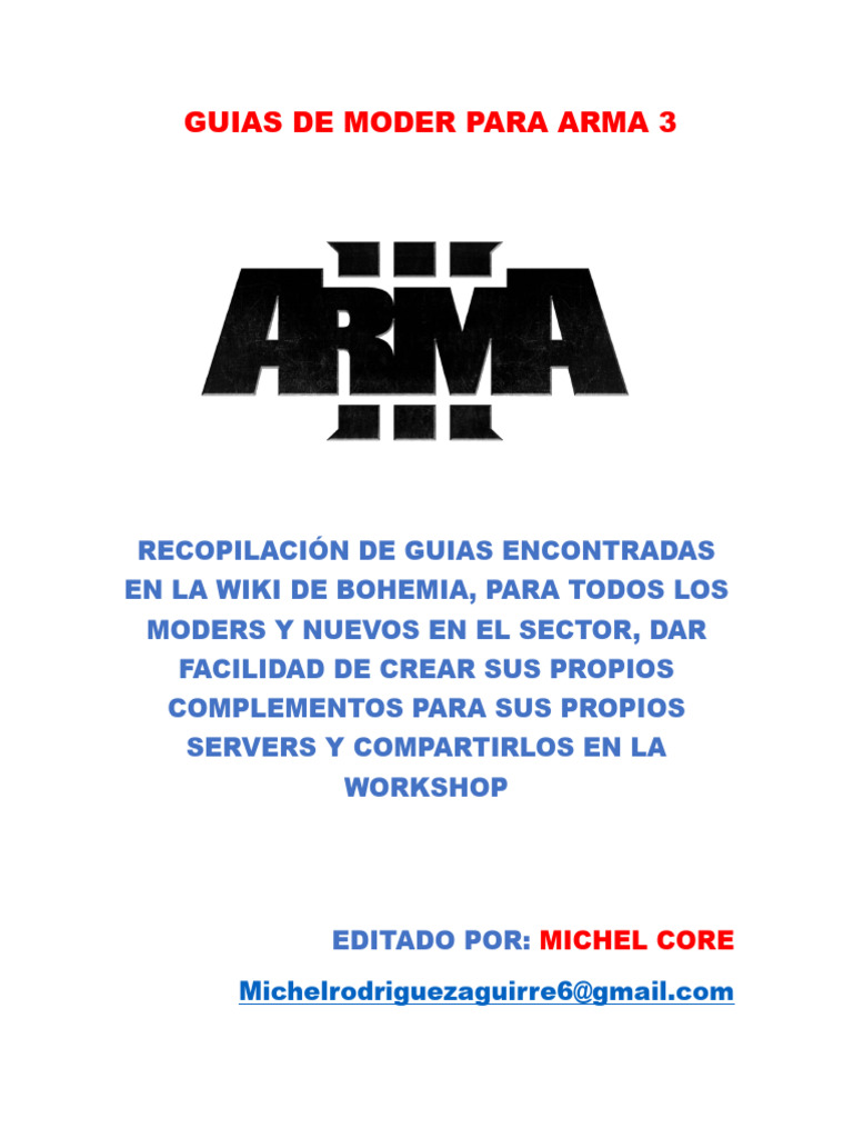 Guias de Moder para Arma 3 | PDF | Archivo de computadora | Lenguaje de programación