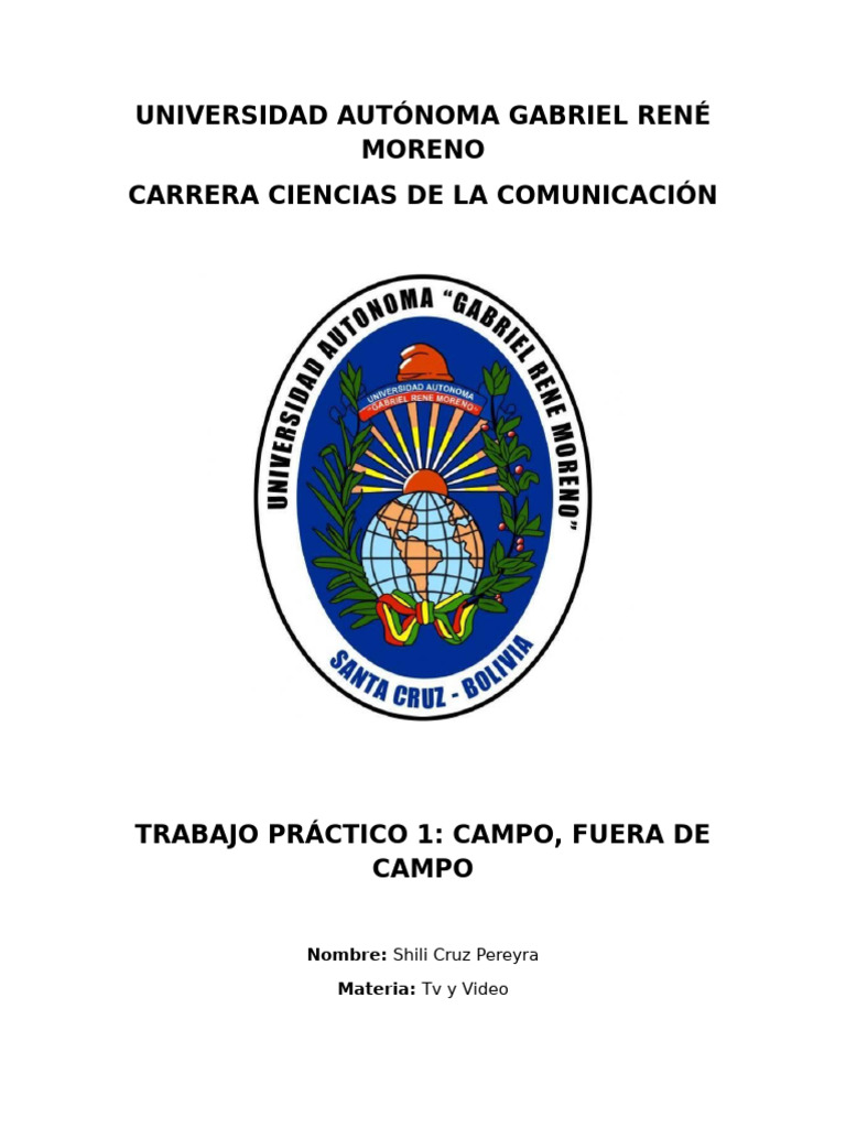 Shili Cruz Pereyra - Campo Fuera de Campo | PDF