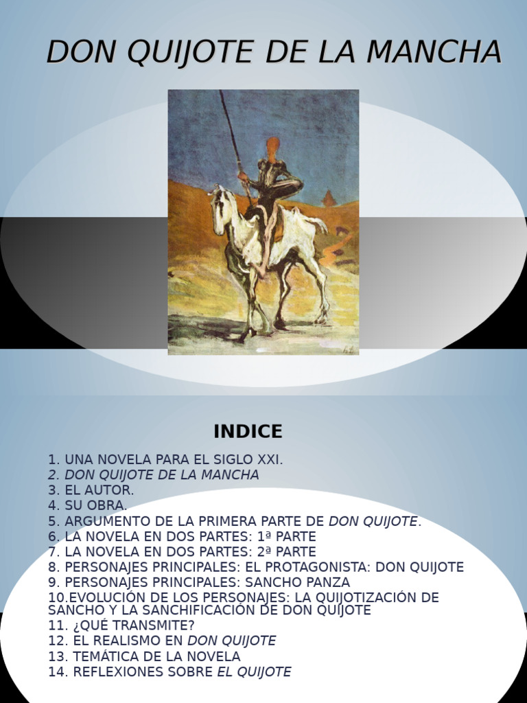Don Quijote: Análisis y Temática | PDF | Don Quijote | Miguel De Cervantes