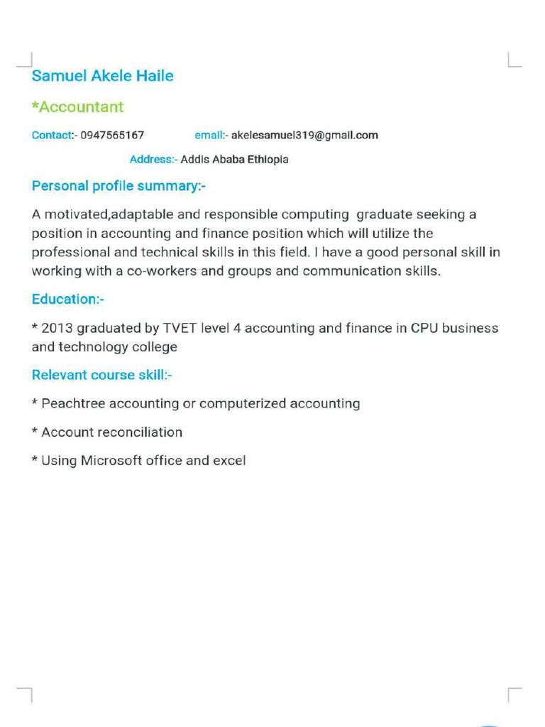 CV and Educational Qualification Documents | PDF