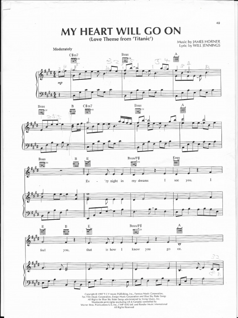 My Heart Will Go On | PDF