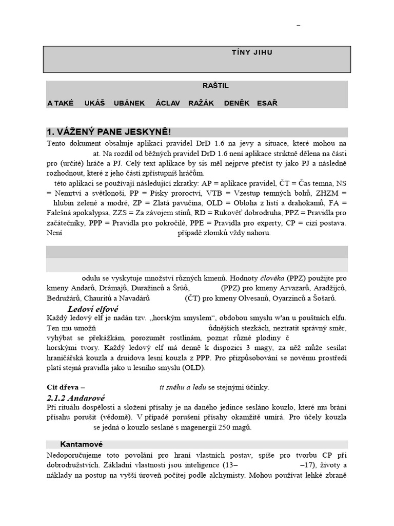 Stiny Jihu DRD | PDF