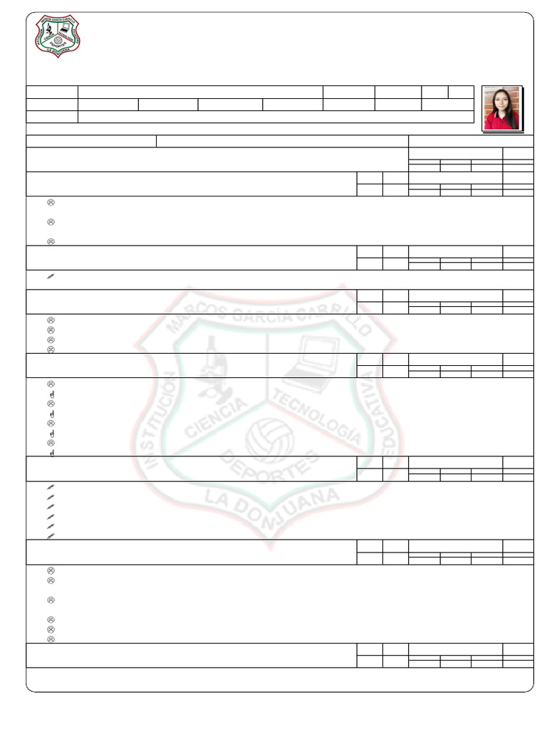 Boletín de Calificaciones Lesly Alexandra | PDF | Química
