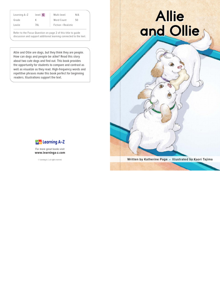 Allie and Ollie Double Sided | PDF