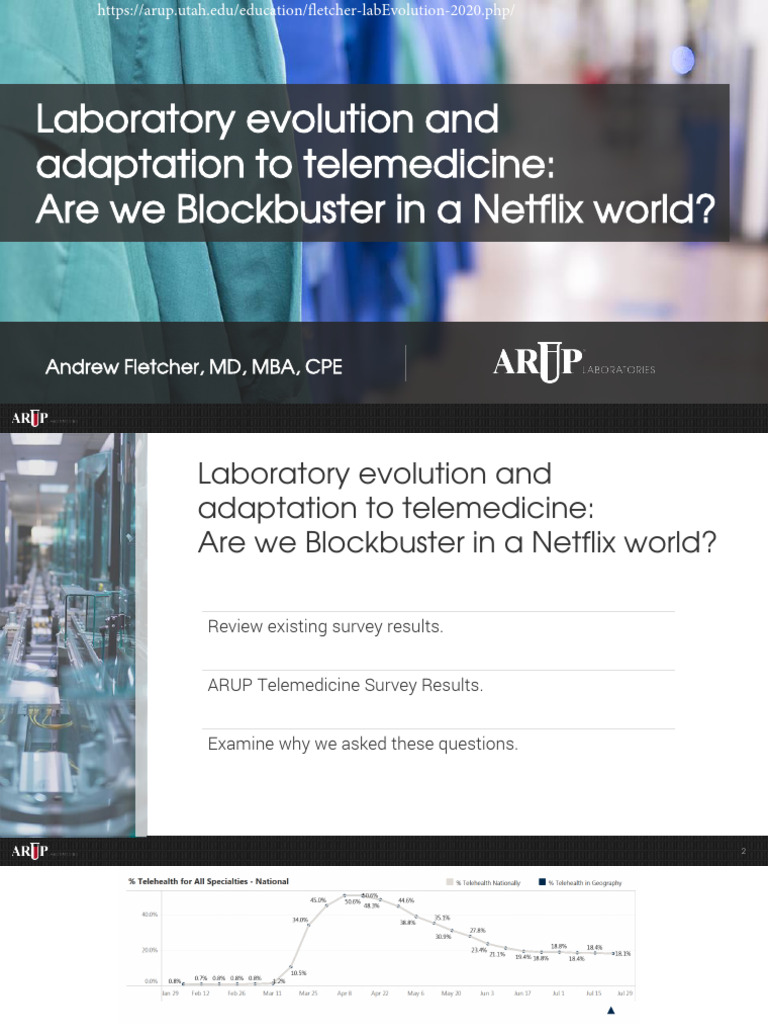 Laboratory Evolution and Adaptation to Telemedicine Are We Blockbuster ...