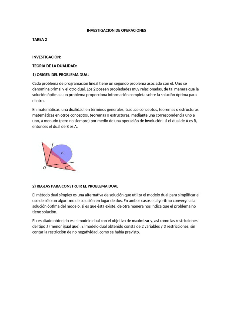 Tarea 2 Investigacion de Operaciones EDDY MEDRANO | PDF | Programación ...