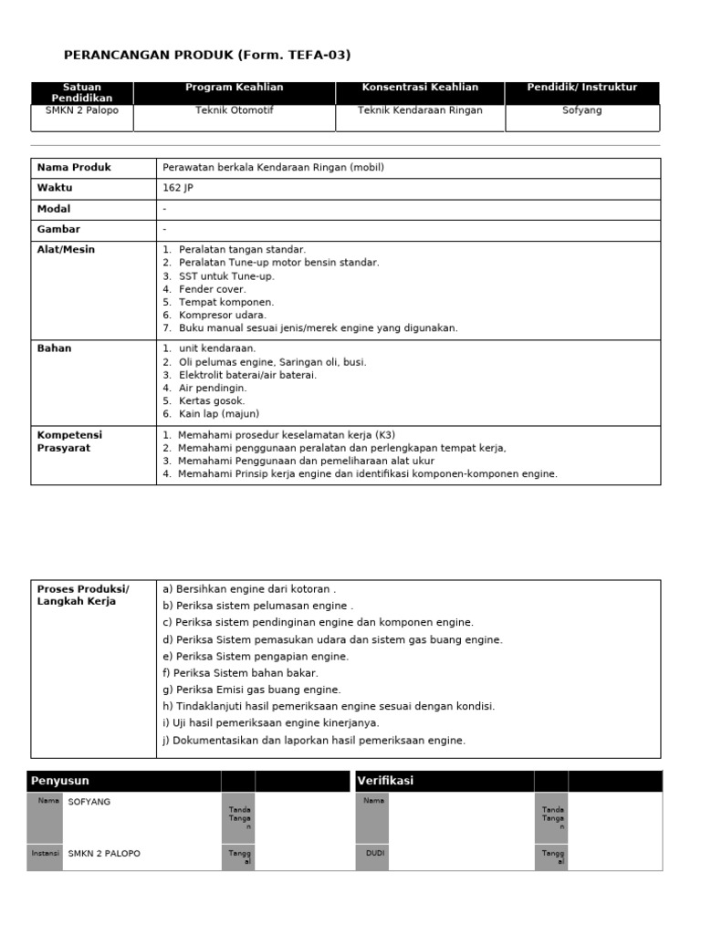 Form 4 - PERANCANGAN PRODUK | PDF