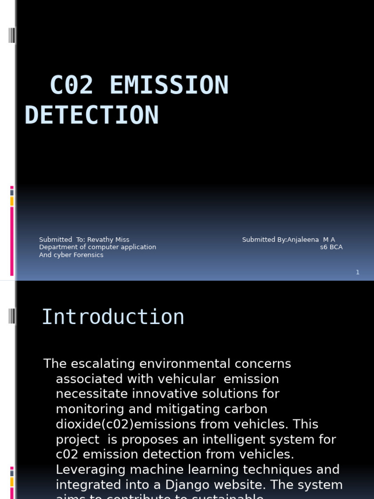 C02 Emission Detection Sample-2 | PDF | Machine Learning | Exhaust Gas