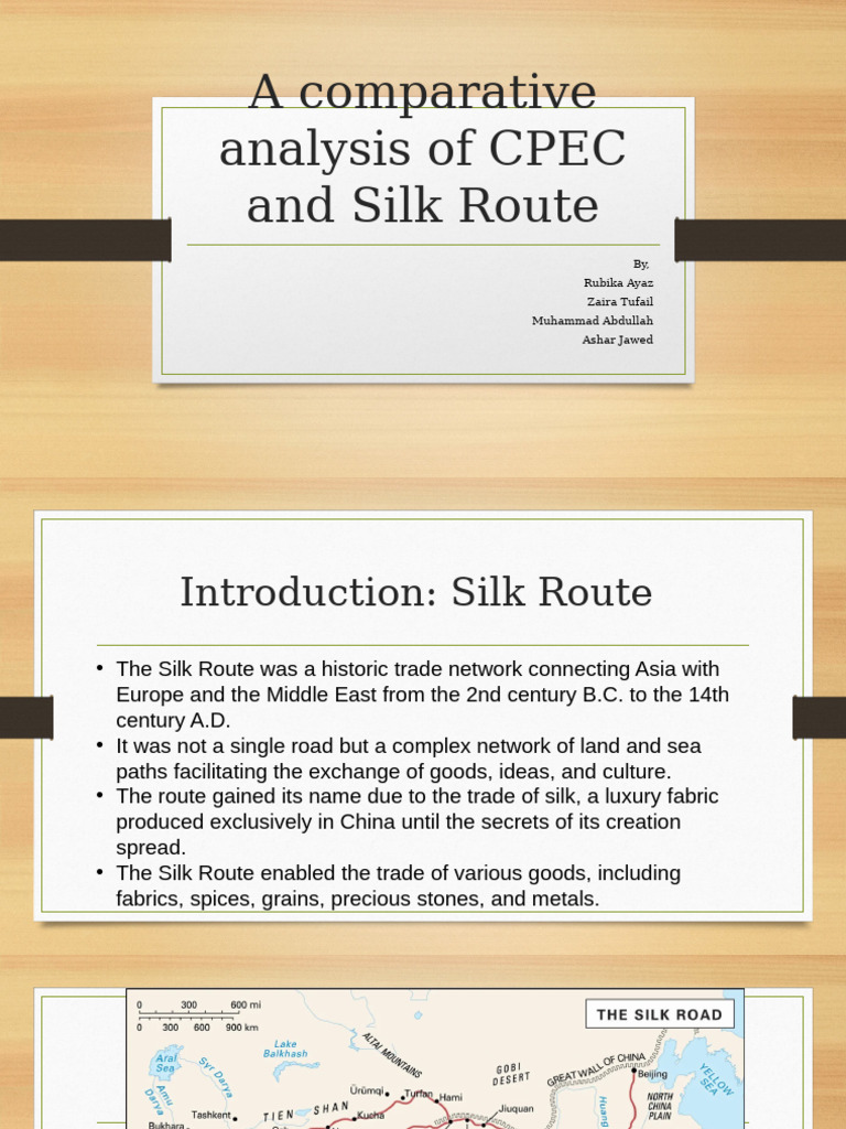 A Comparative Analysis of CPEC and Silk Route | PDF | Silk Road | Pakistan