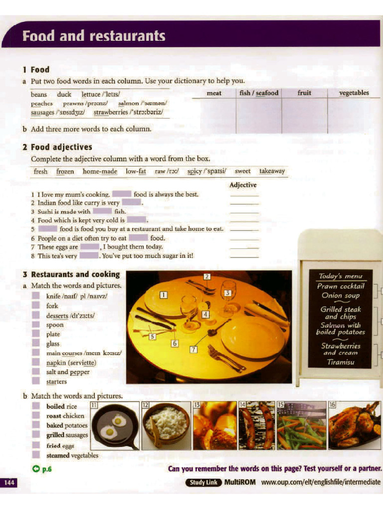 Vocabulary Bank B1 | PDF