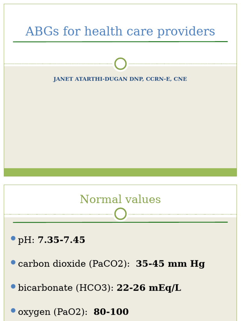 Jessica's Acid-Base Disorder Analysis | PDF | Clinical Medicine ...