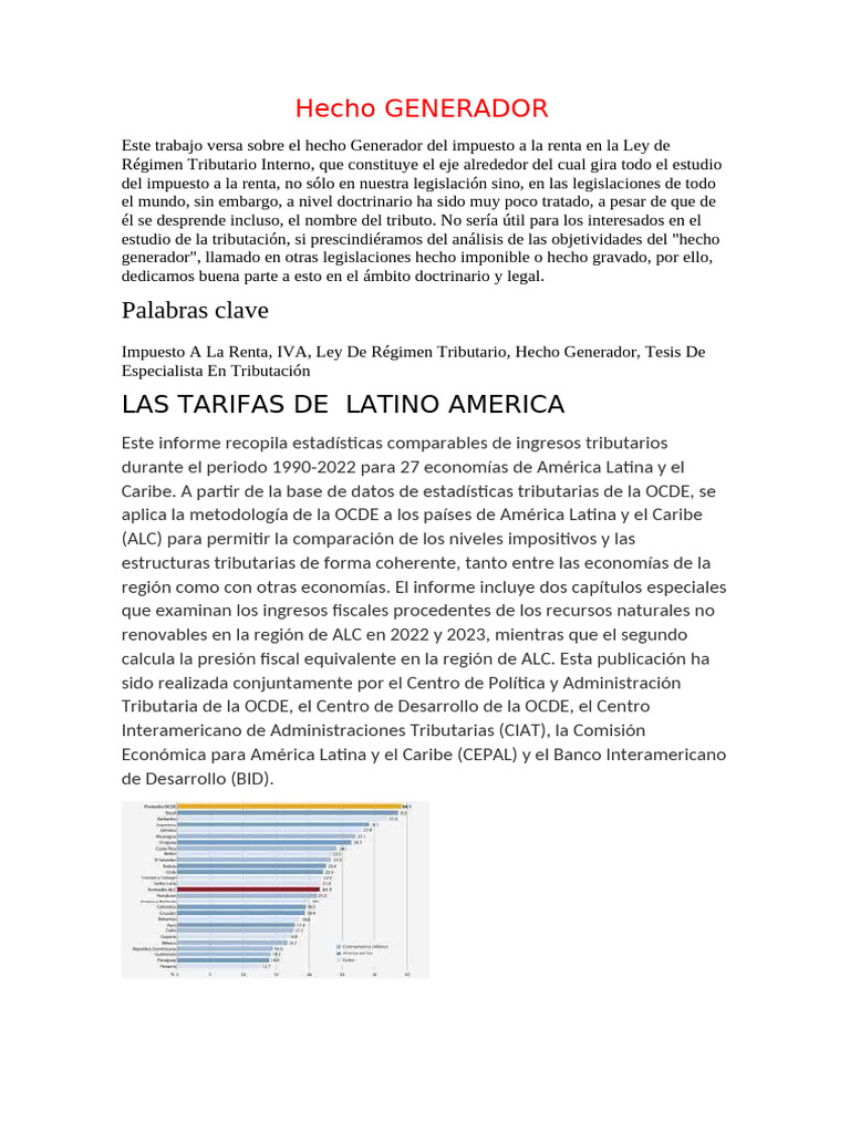 Hecho GENERADOR | PDF