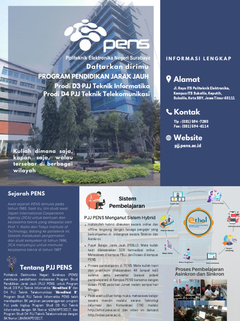 Brosur PJJ PENS Gelombang - 2 | PDF