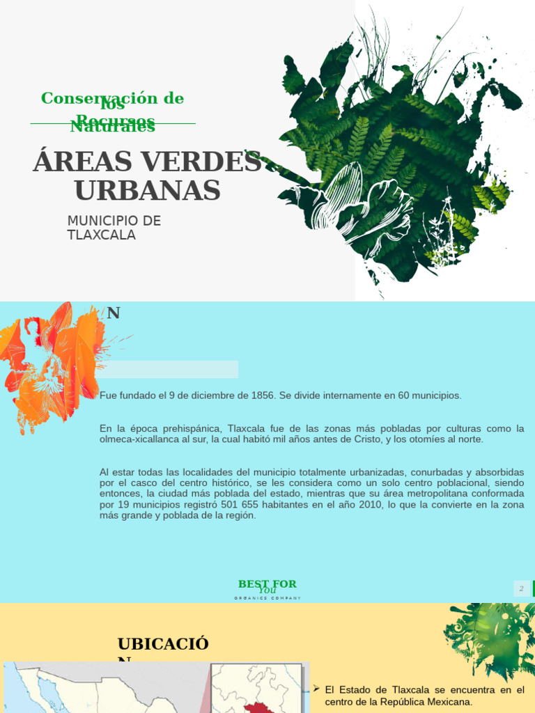 Áreas Verdes Urbanas en Tlaxcala | PDF | Ciencias de la Tierra