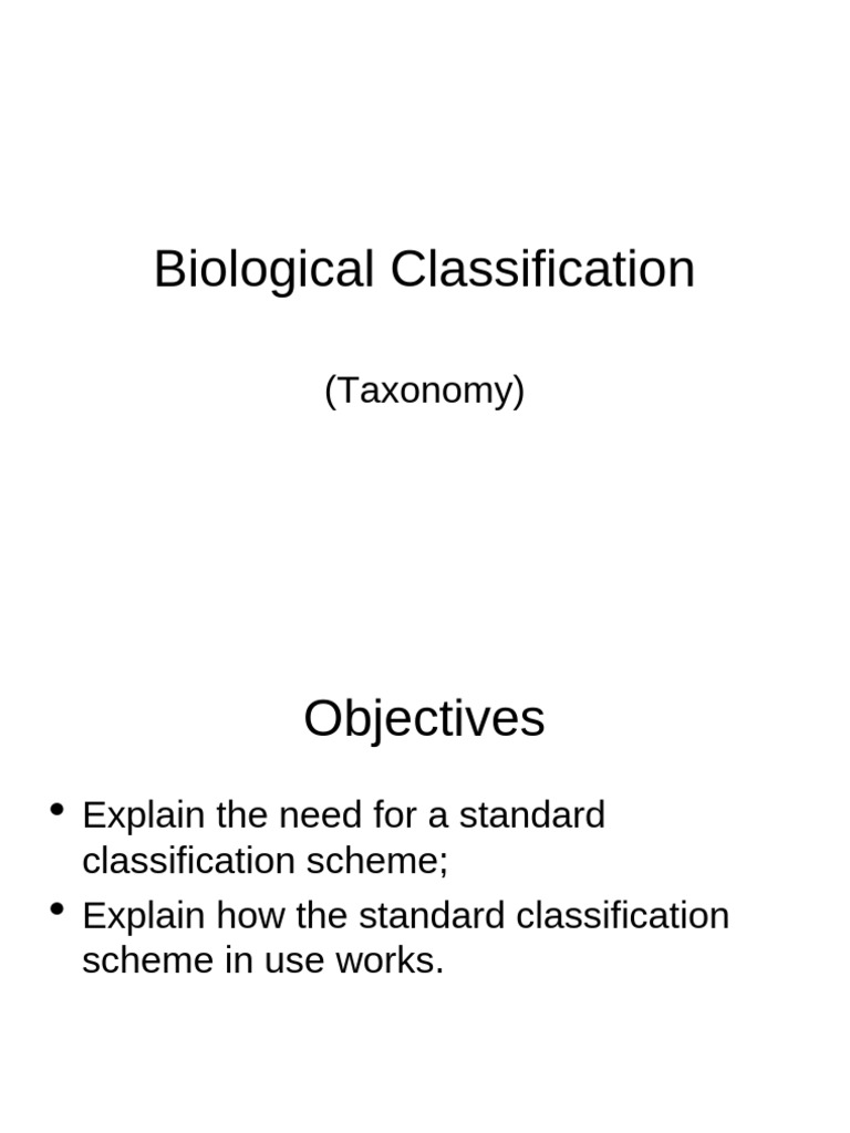 Biological Classification | PDF | Taxonomy (Biology) | Biology