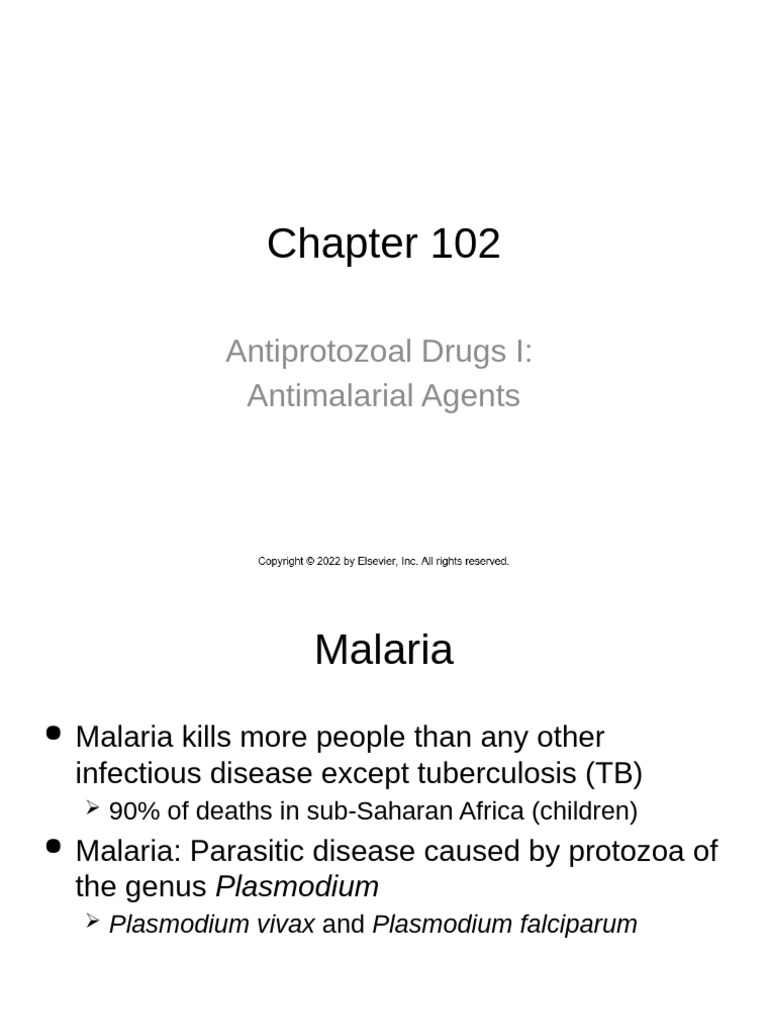 Chapter_102 | PDF | Malaria | Plasmodium Falciparum