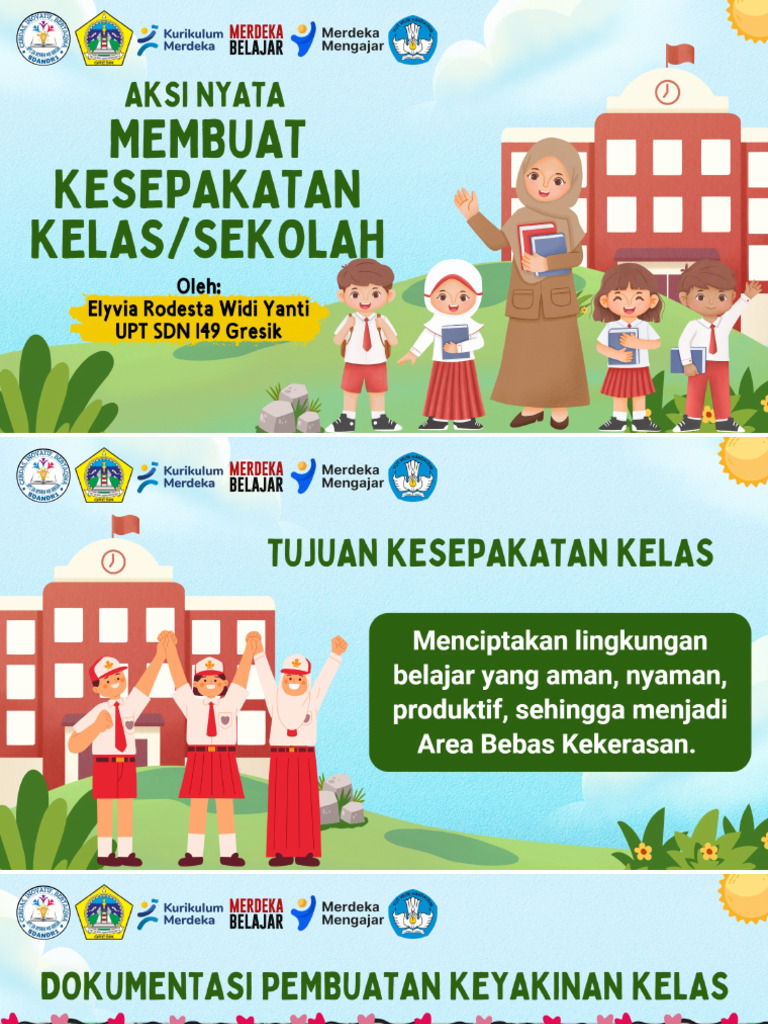 Aksi Nyata Kesepakatan Kelas Pdf