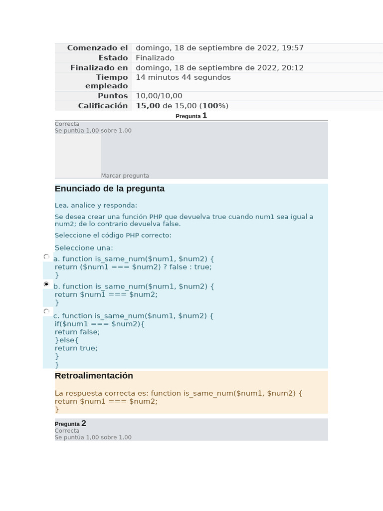Cuestionario 3 Programacion Web | PDF | Php | SQL