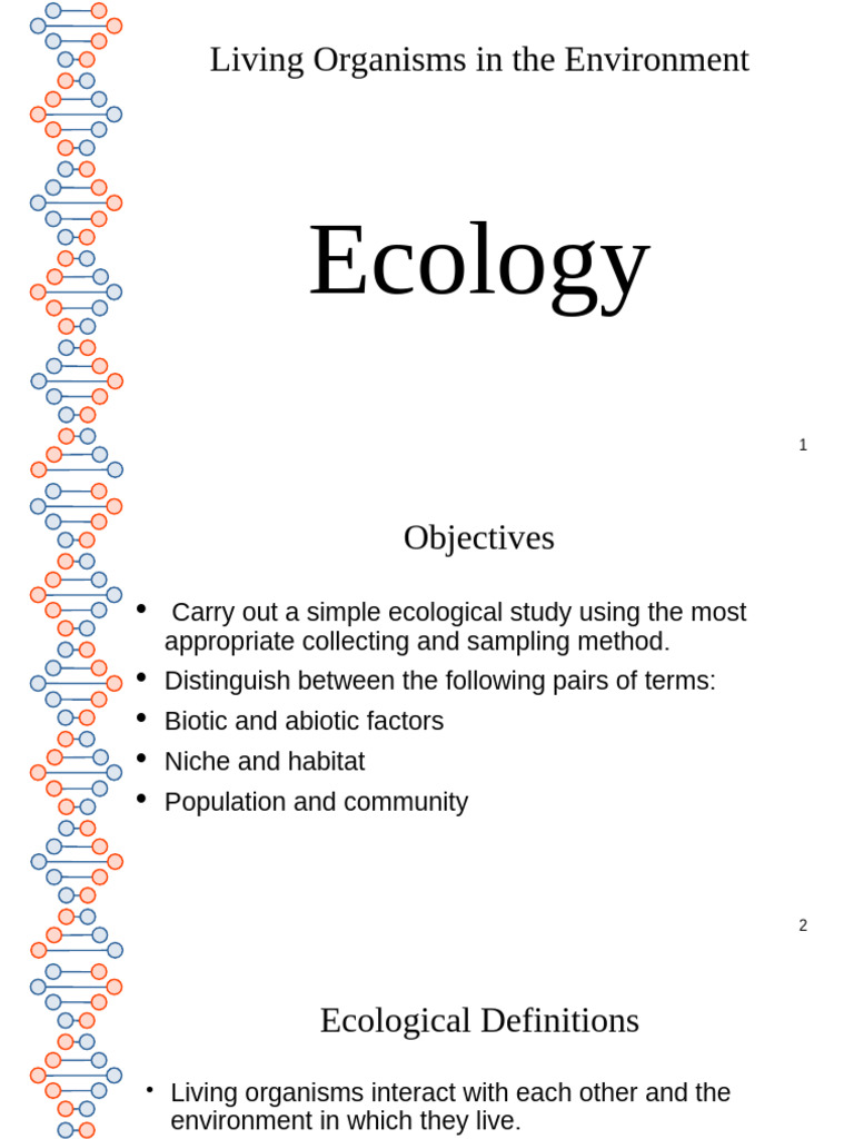 Ecology | PDF | Soil | Ecological Niche