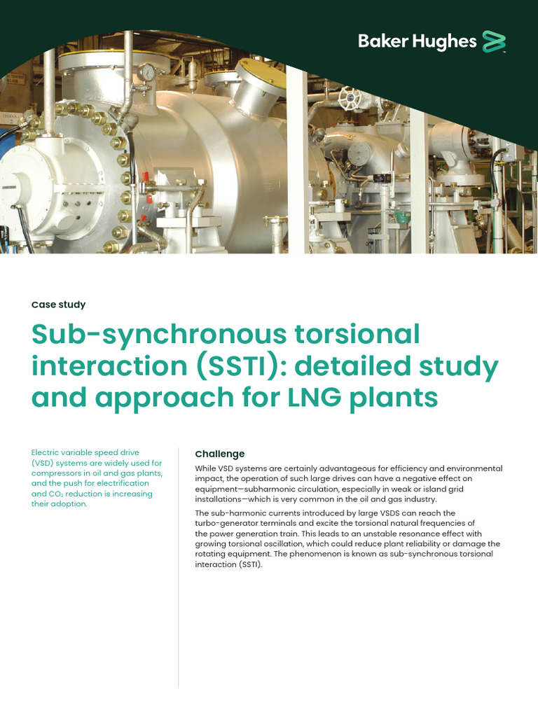 BakerHughes Case SSTI For LNG A4-042021 | PDF | Electrical Grid ...