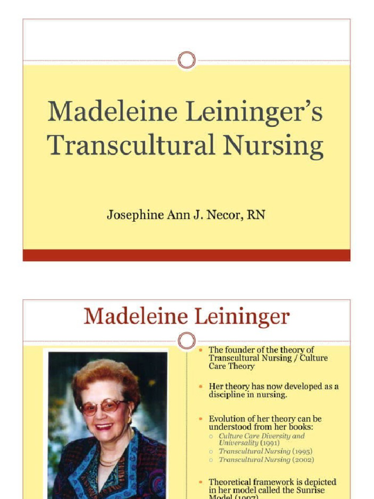 Madeleine Leininger | PDF