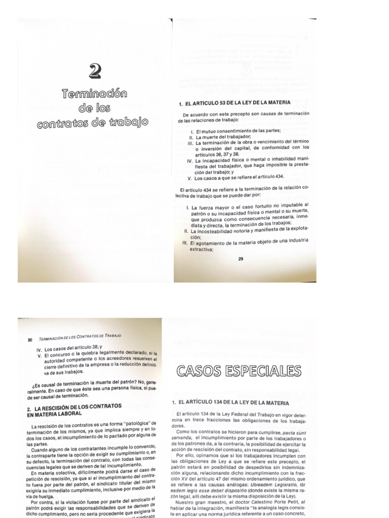 Causales de Despido | PDF
