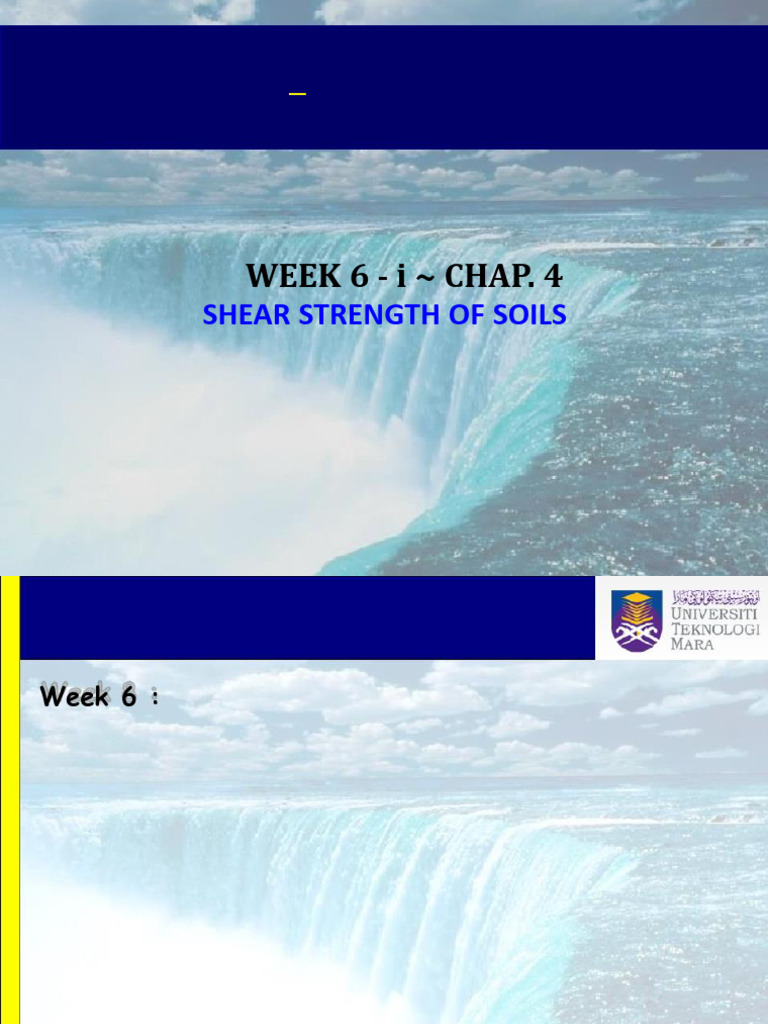Shear Strength of Soils Overview | PDF | Strength Of Materials | Stress ...