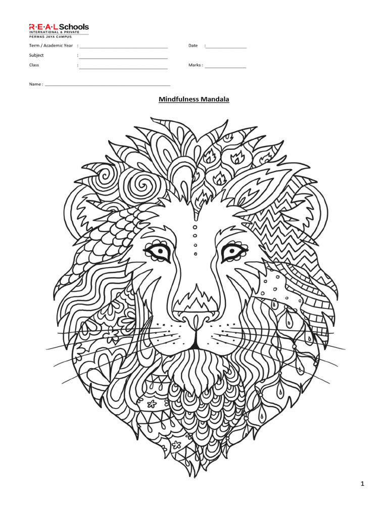 Mindfulness Mandala | PDF