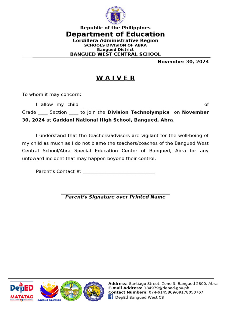 WAIVER | PDF