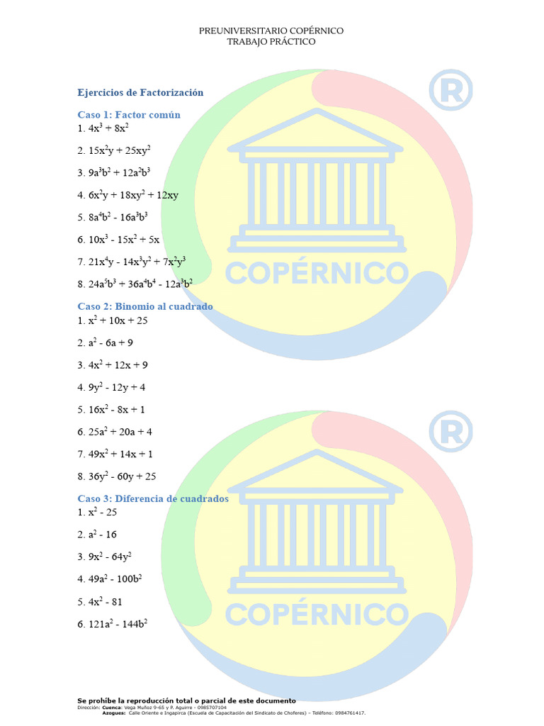 Cierre Factorizaci-N 2.0 | PDF