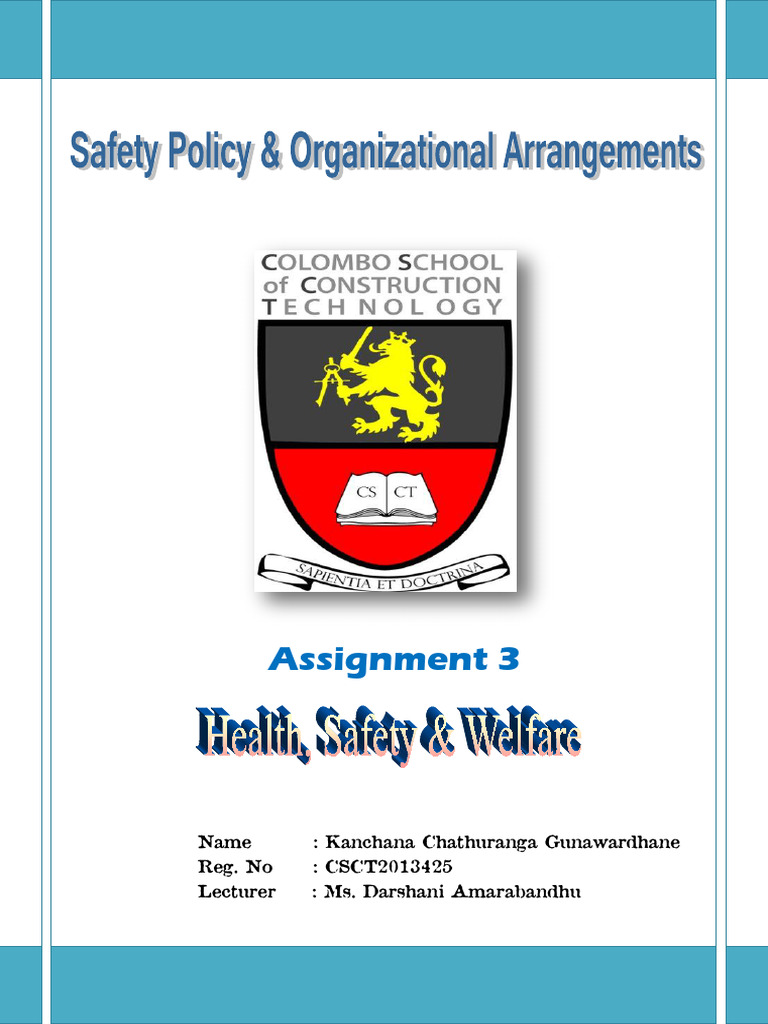 Kanchana_Assi HSW 3 | PDF | Occupational Safety And Health | Employment