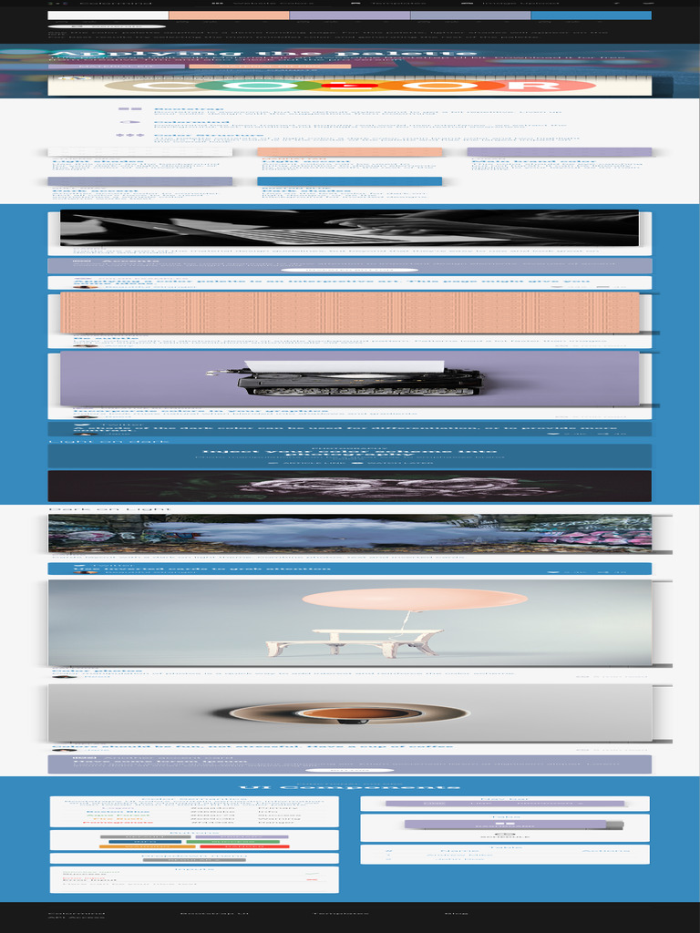 Colormind - Bootstrap UI colors 4 | PDF | Color | Page Layout