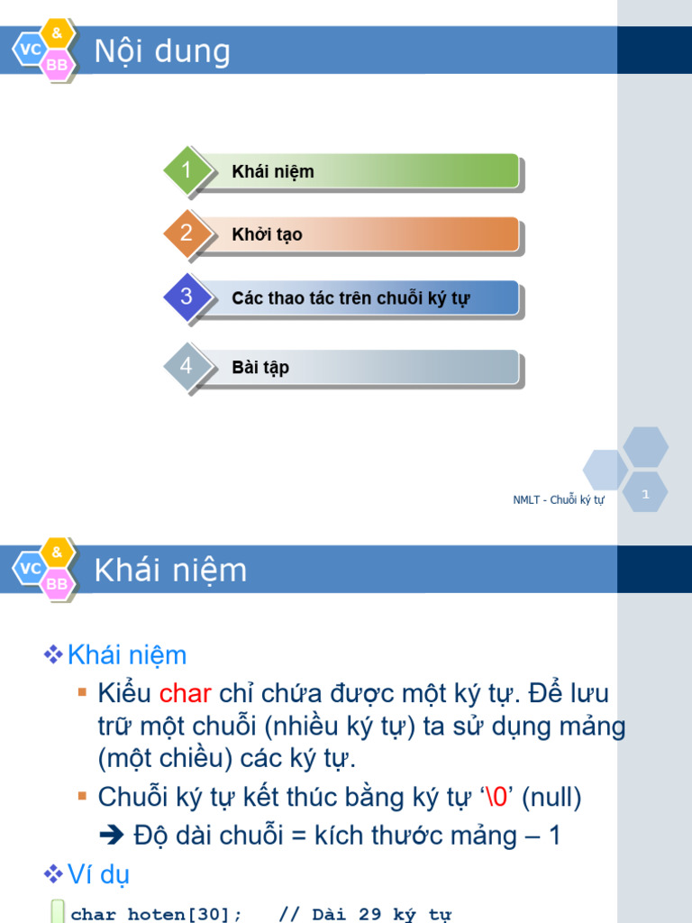 KTLT C03 ChuoiKyTu | PDF