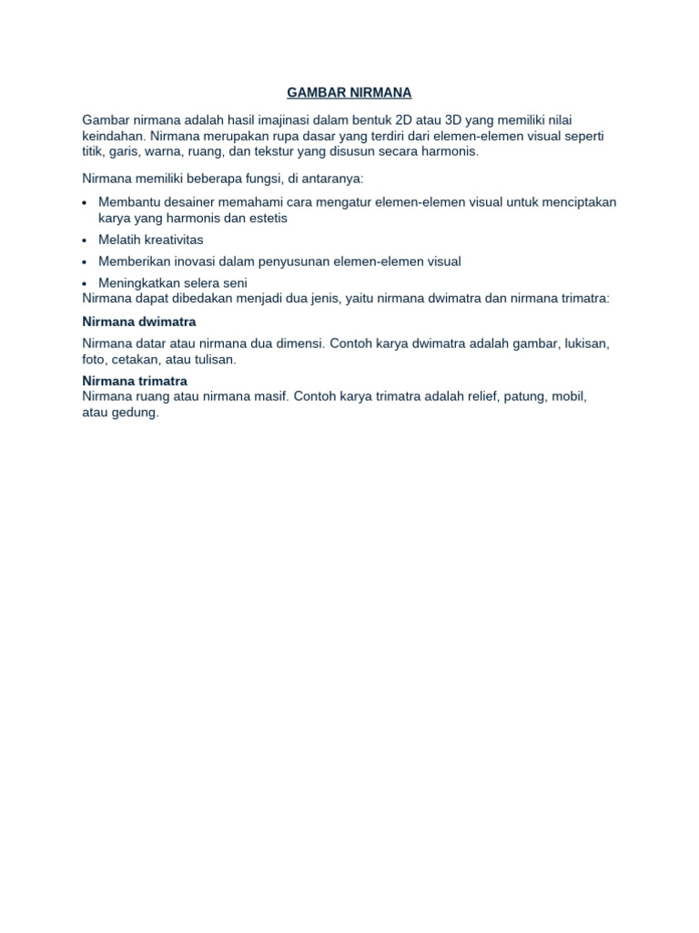 GAMBAR NIRMANA | PDF