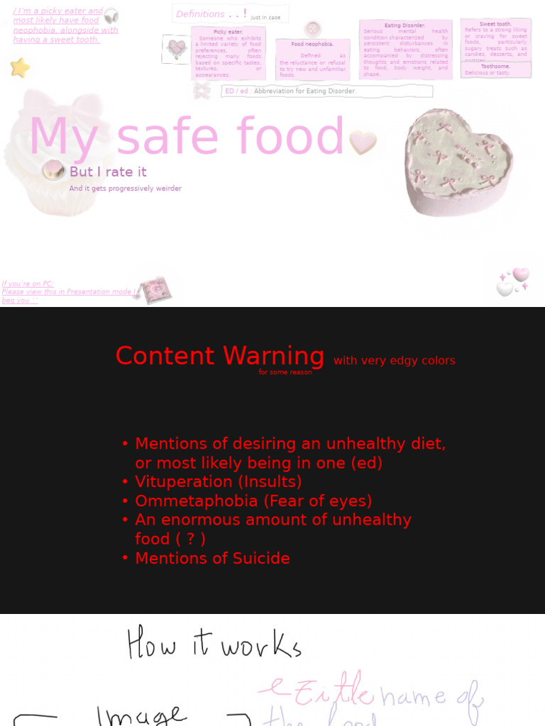 My Safe Food | PDF | Eating Disorder | Foods