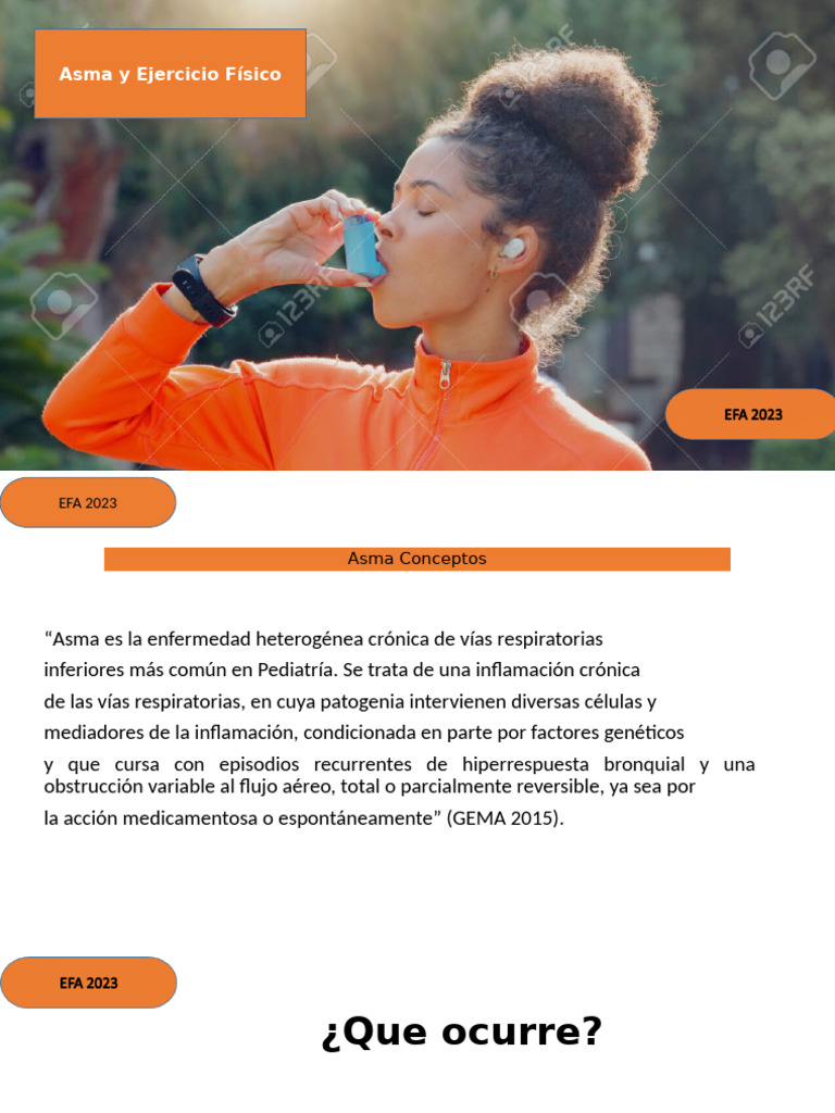 Asma y Ejercicio: Guía para Pacientes | PDF | Asma | Alergia
