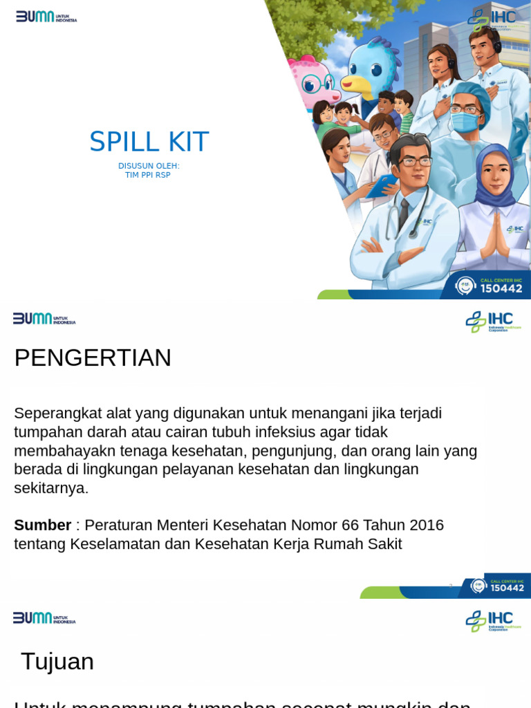 Prosedur Penggunaan Spill Kit di RS | PDF