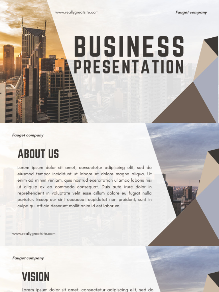 Brown Modern Professional Business Presentation | PDF