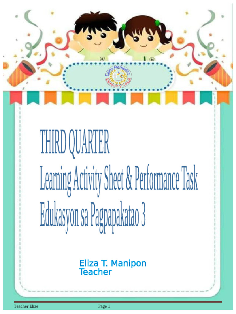 ESP3 Third Q LAS | PDF